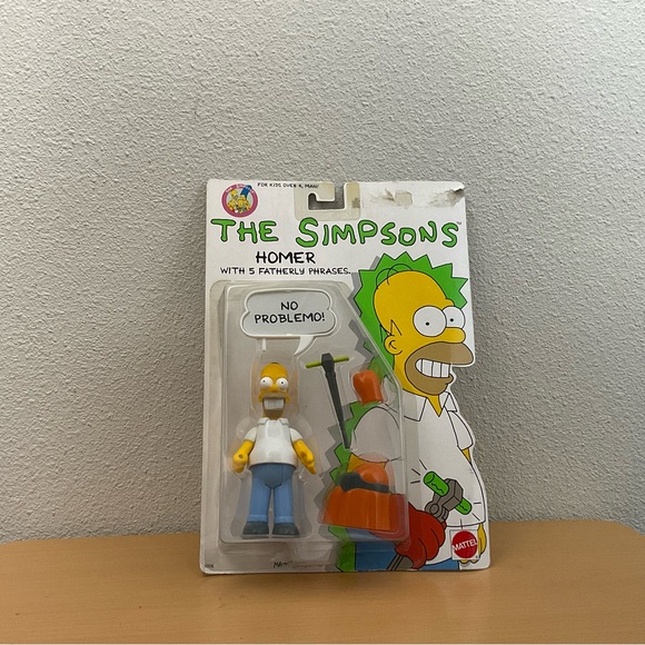Mattel | Toys | The Simpsons 45 Homer Action Figure With 5 Fatherly ...
